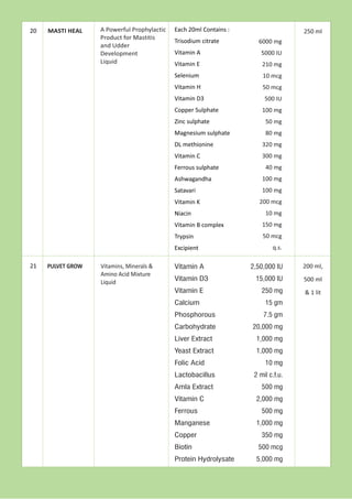 Cattle Feed Supplement | PDF