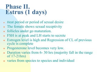 Estrus Cycle In Buffaloes | PPTX