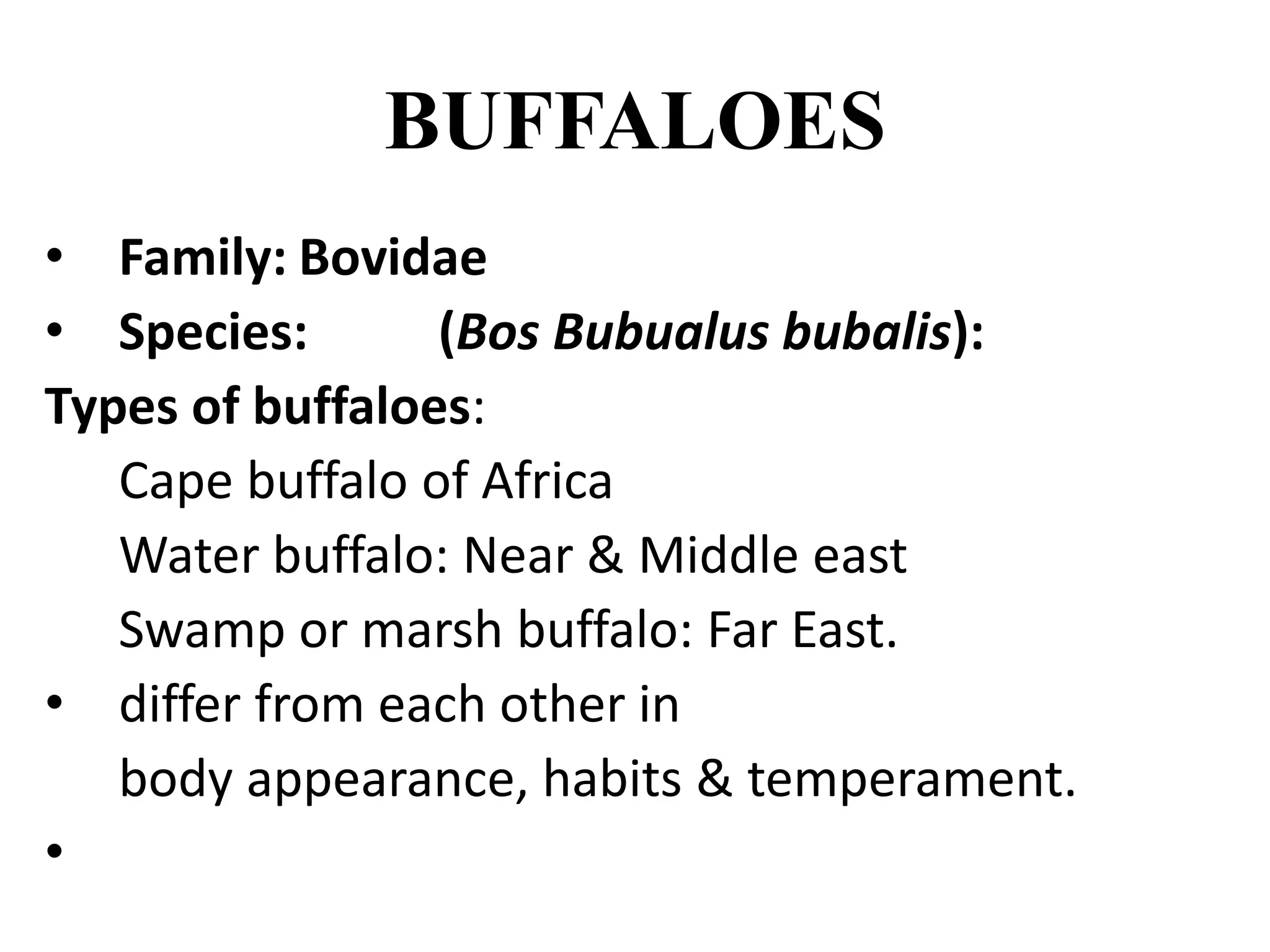 Cattle and buffalo Breeds | PDF