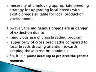 community based cattle breeding plan in Nepal | PPTX