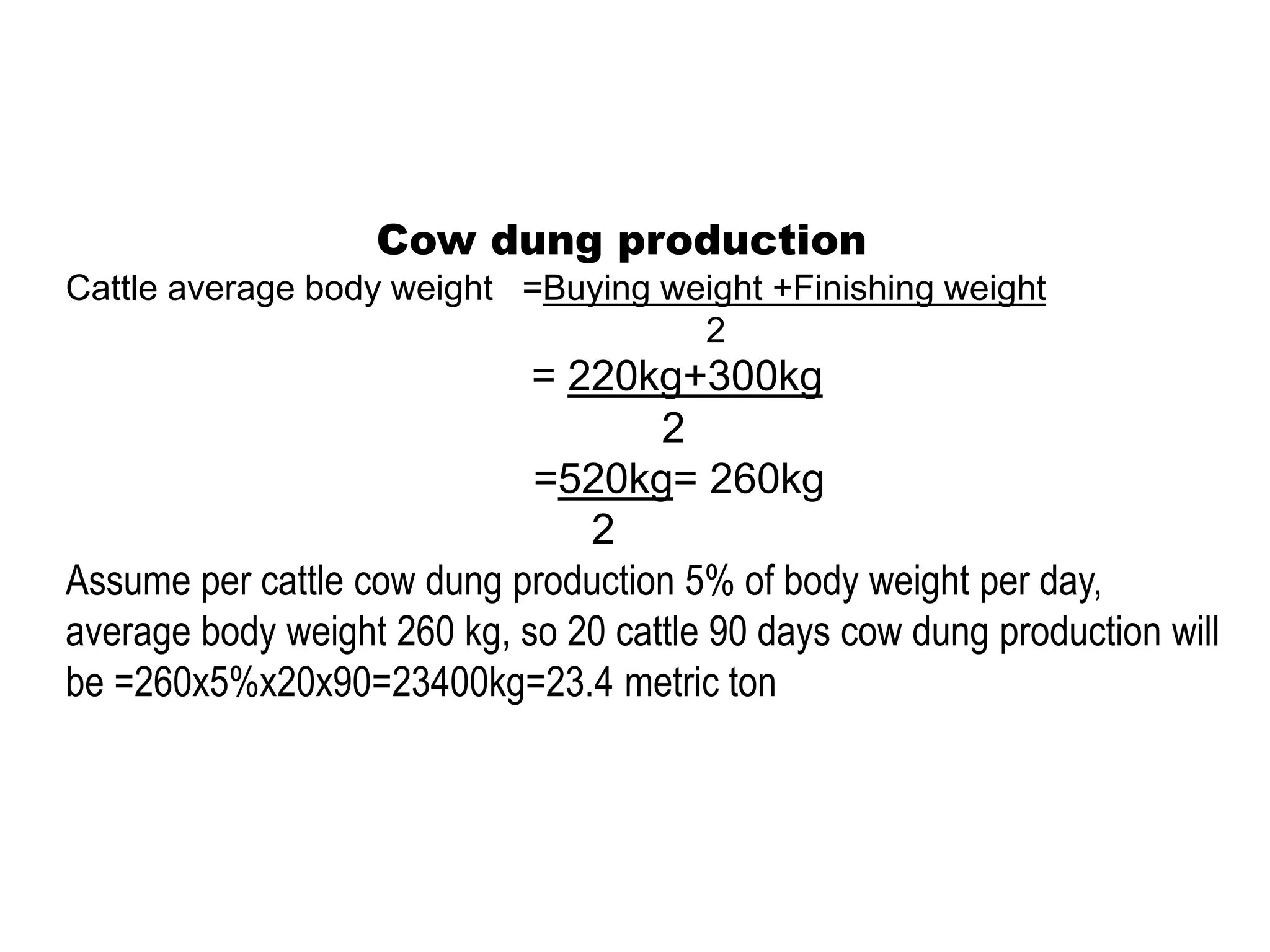 Cattle fattening | PPTX