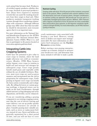 Cattle Production: Considerations for Pasture-Based Beef and Dairy ...
