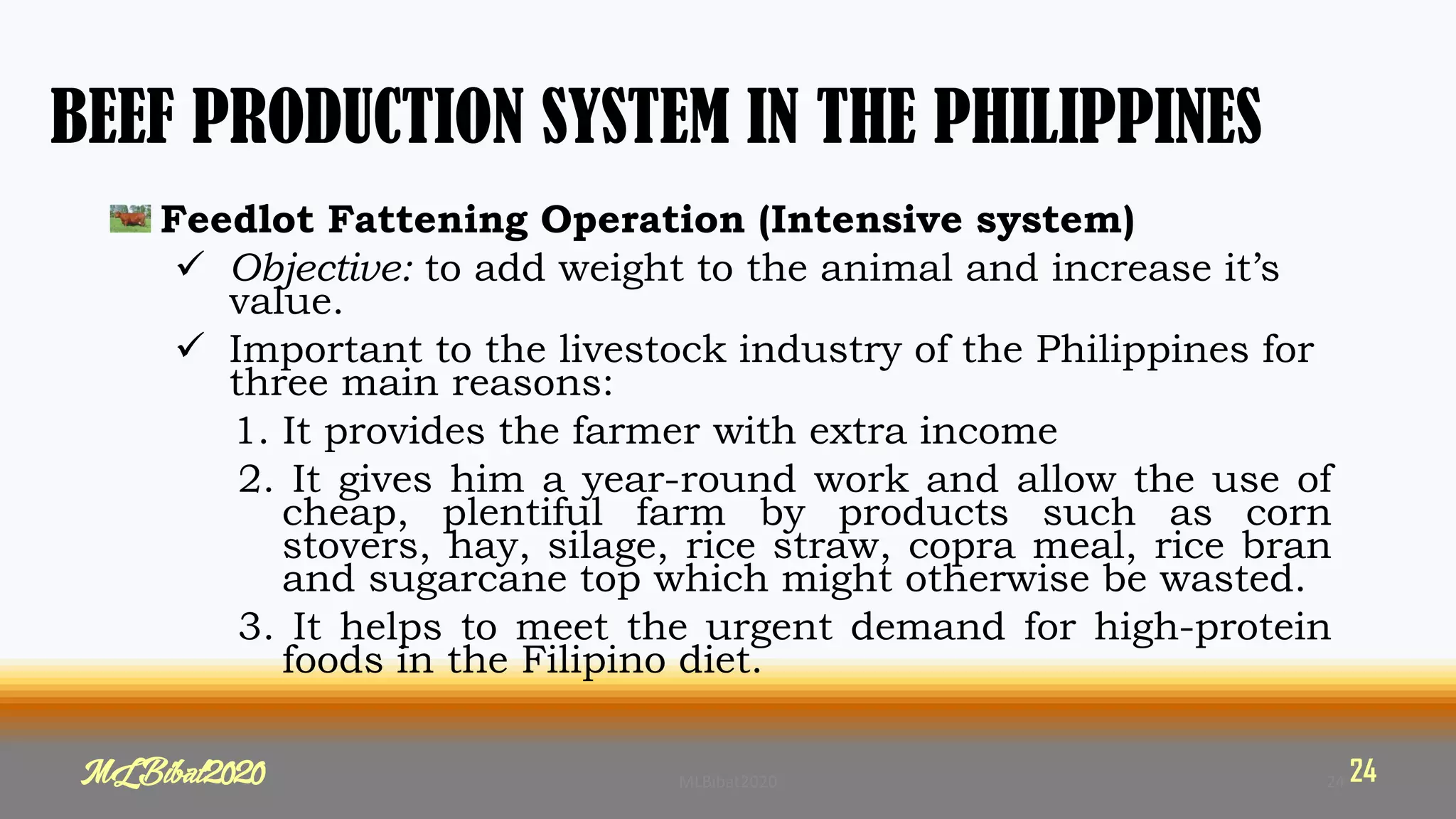 Cattle production | PDF