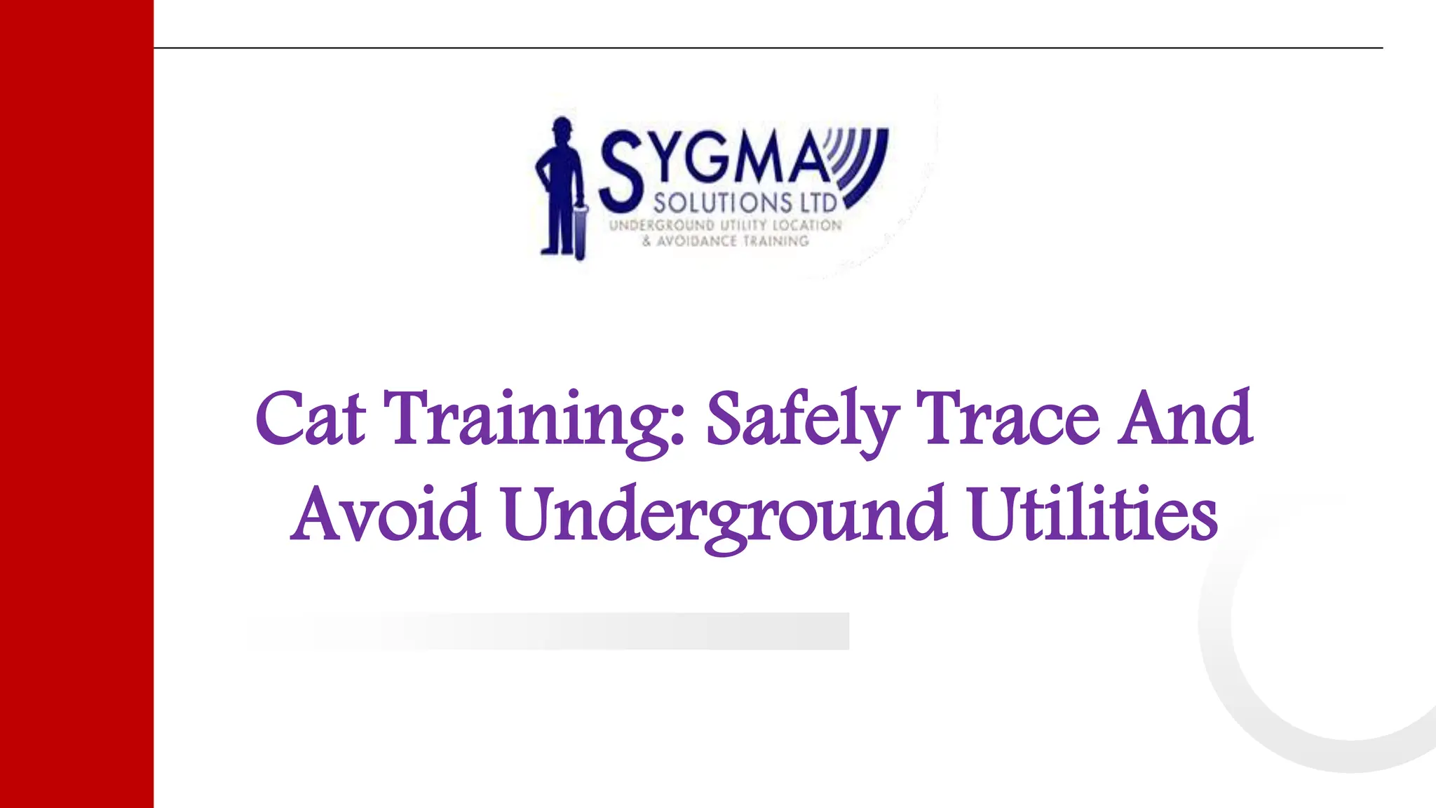 CAT TRAINING: SAFELY TRACE AND AVOID UNDERGROUND UTILITIES | PDF