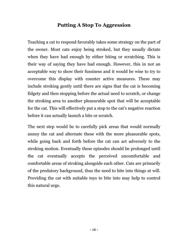 Cat training techniques | PDF