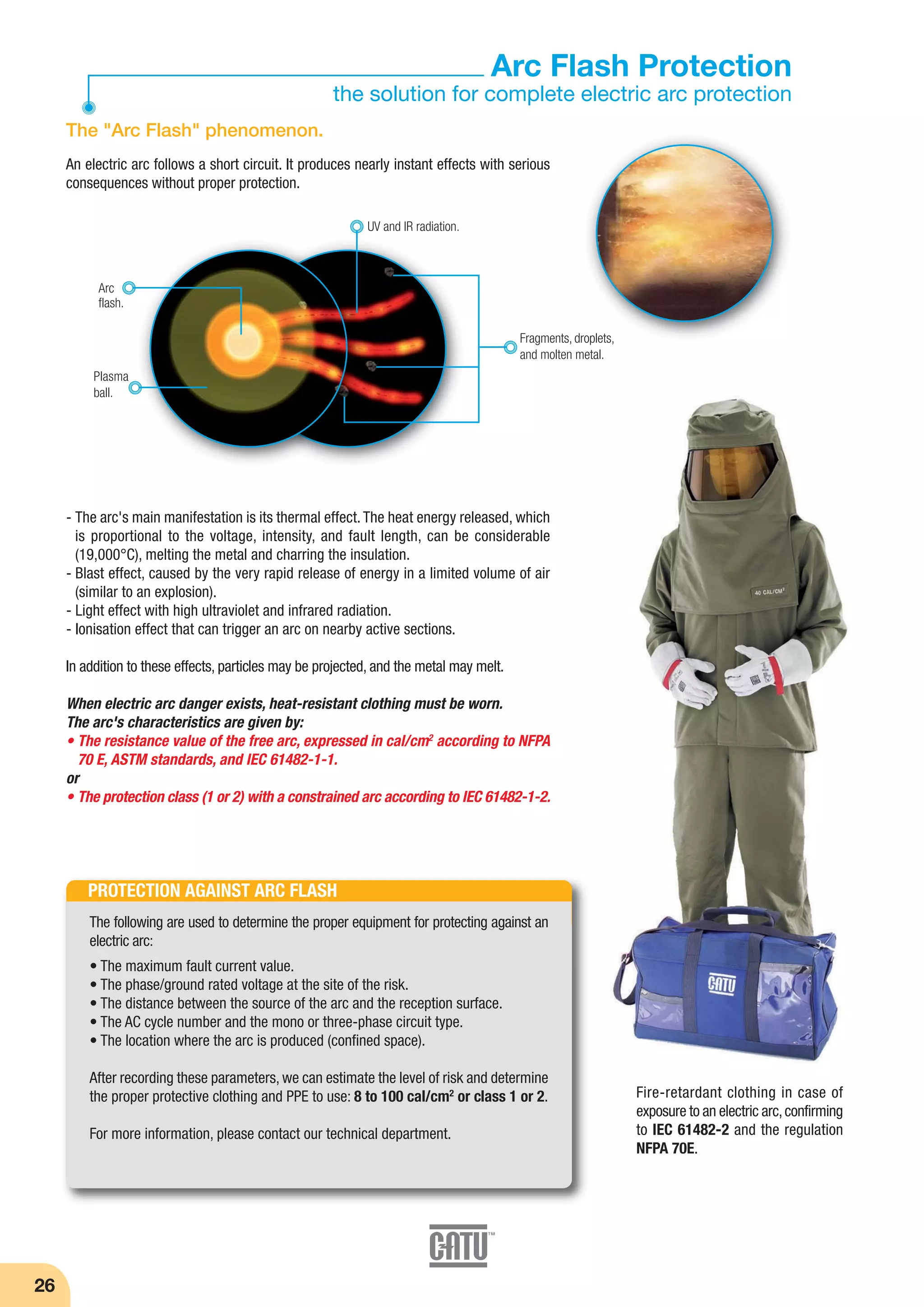 CATU Kit-Arc-10-C 10 Cal Arc Flash Protection Kits - CATU Electrical ...