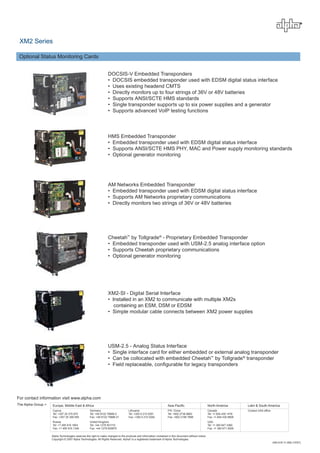 Catv2 Fuente Serie Xm2 (Stand By) | PDF