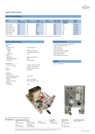 Catv3 Fuente Ferrorresonante Apx | PDF | Technology & Computing