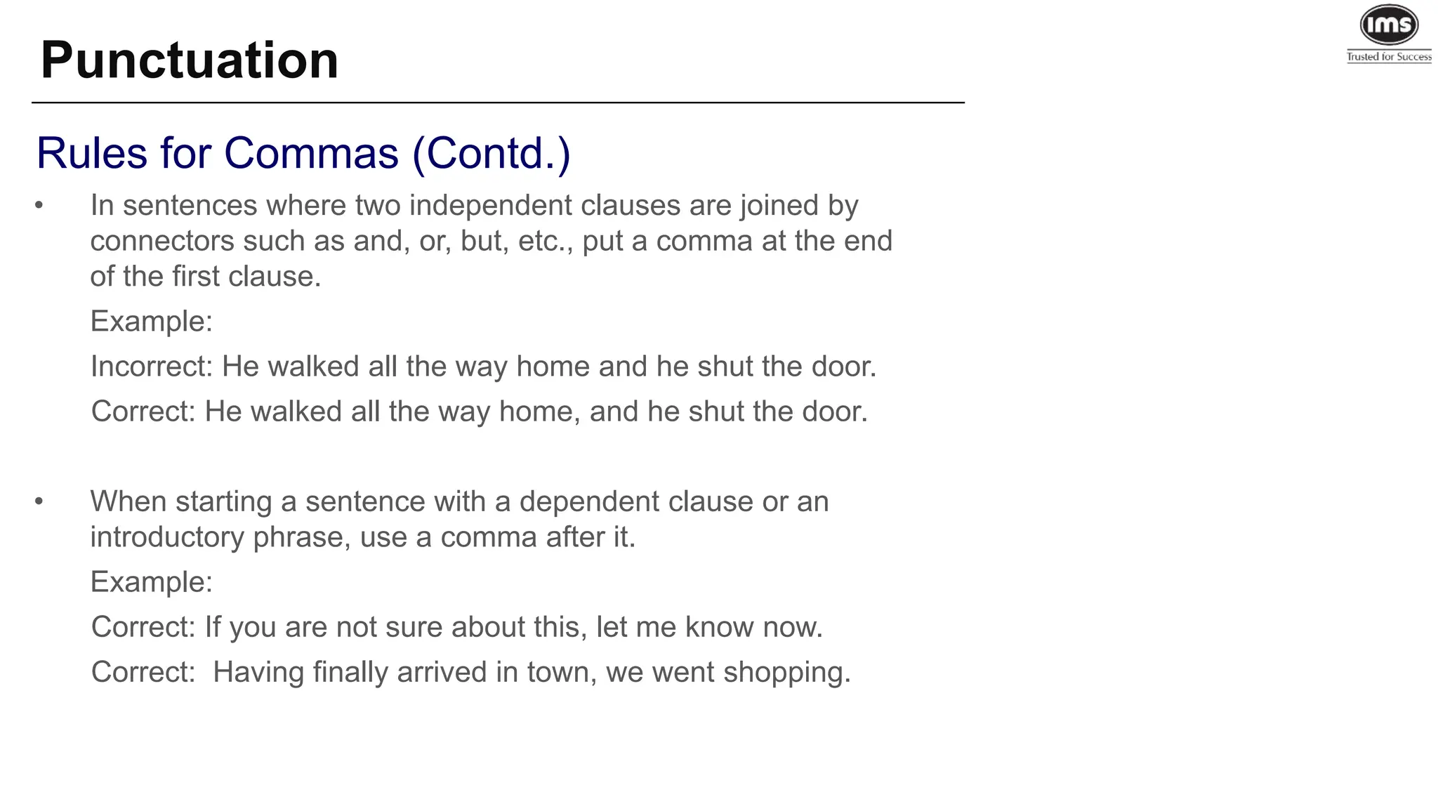 Punctuation (Part of speech Types), English Language | PPTX