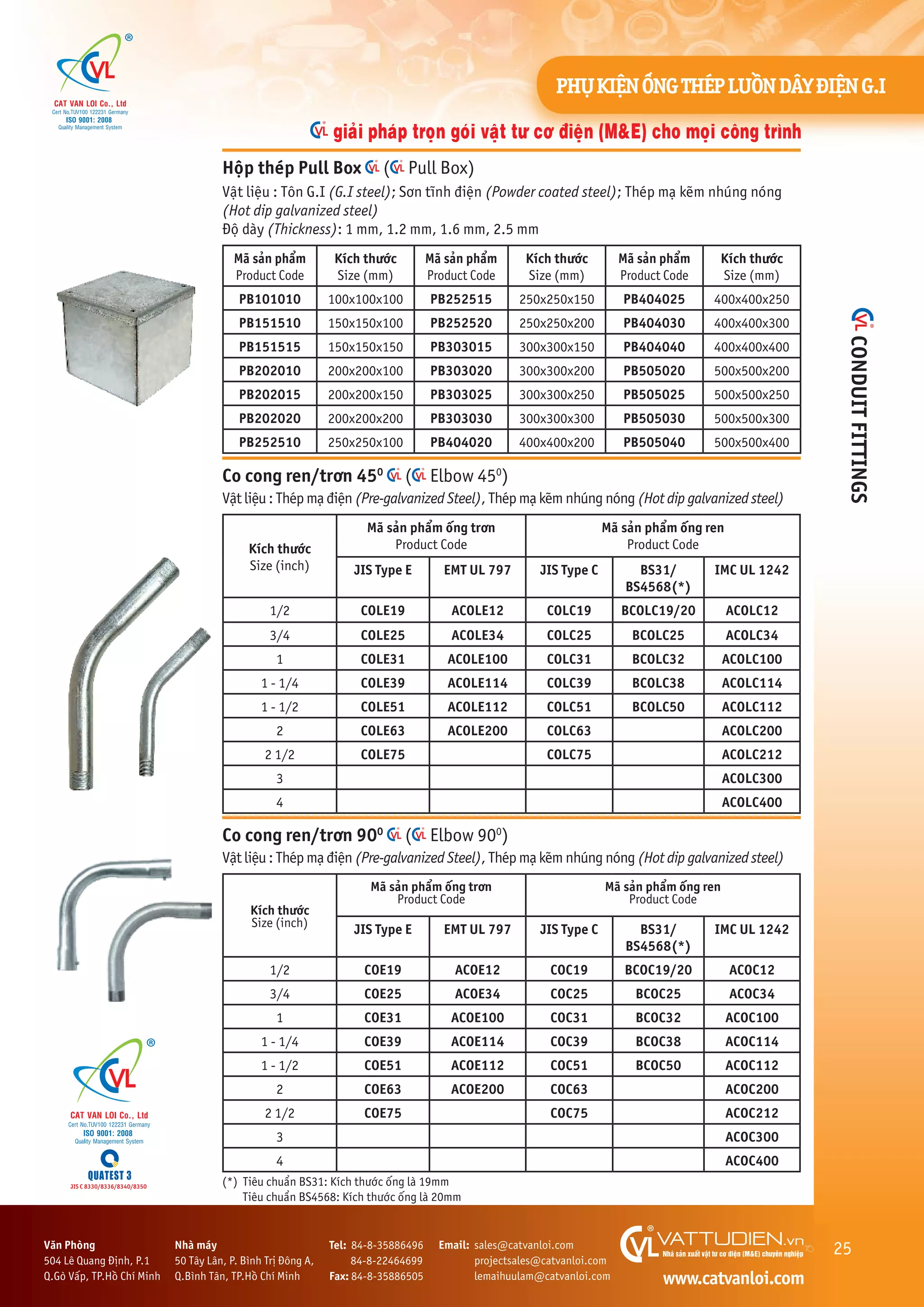 CVL Liquid tight flexible conduit WWW.VATTUTHIETBIDIEN.VN