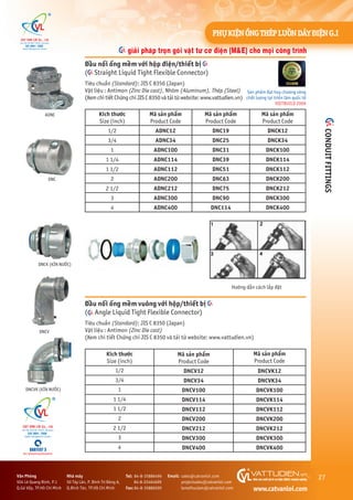CVL Liquid tight flexible conduit WWW.VATTUTHIETBIDIEN.VN