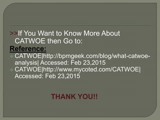 CATWOE | PPT