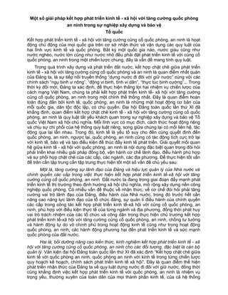 Cau 1-bien-phap-cu-the-de-phat-trien-kinh-te-ket-hop-qpan-copy (1) | PDF