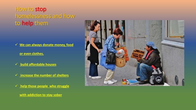 homelessness- presentation | PPT