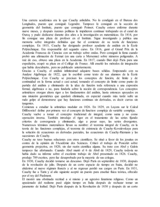 Cauchy | DOCX