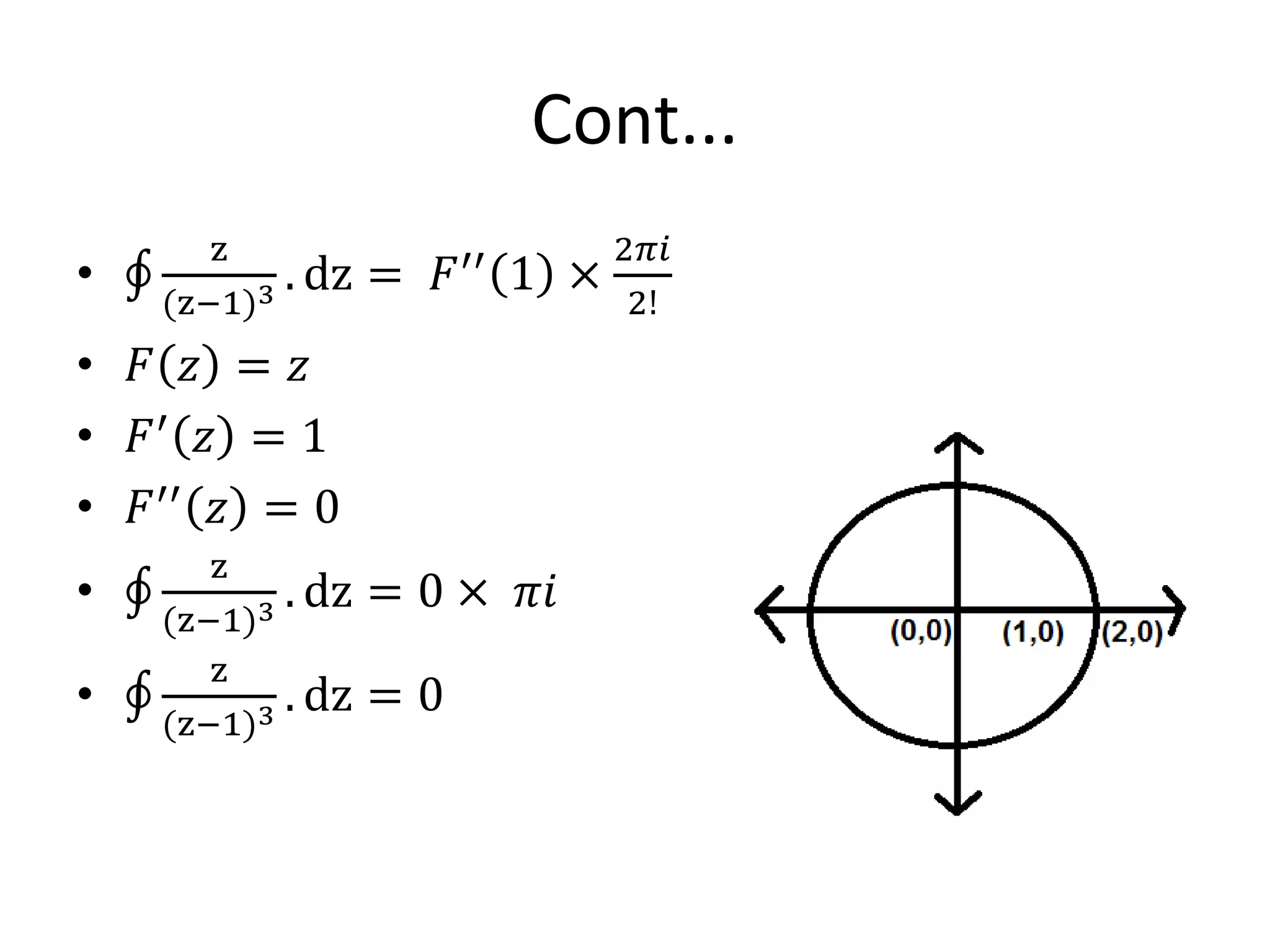 Cauchy Integral Theorem And Formula Complex Variable And Numerical Method