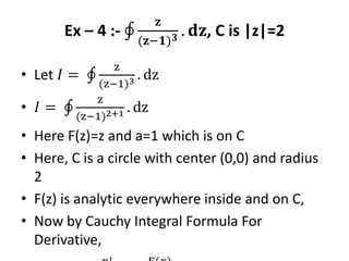 Cauchy integral theorem & formula (complex variable & numerical method ...