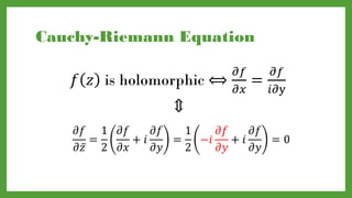 Cauchy riemann equations | PDF