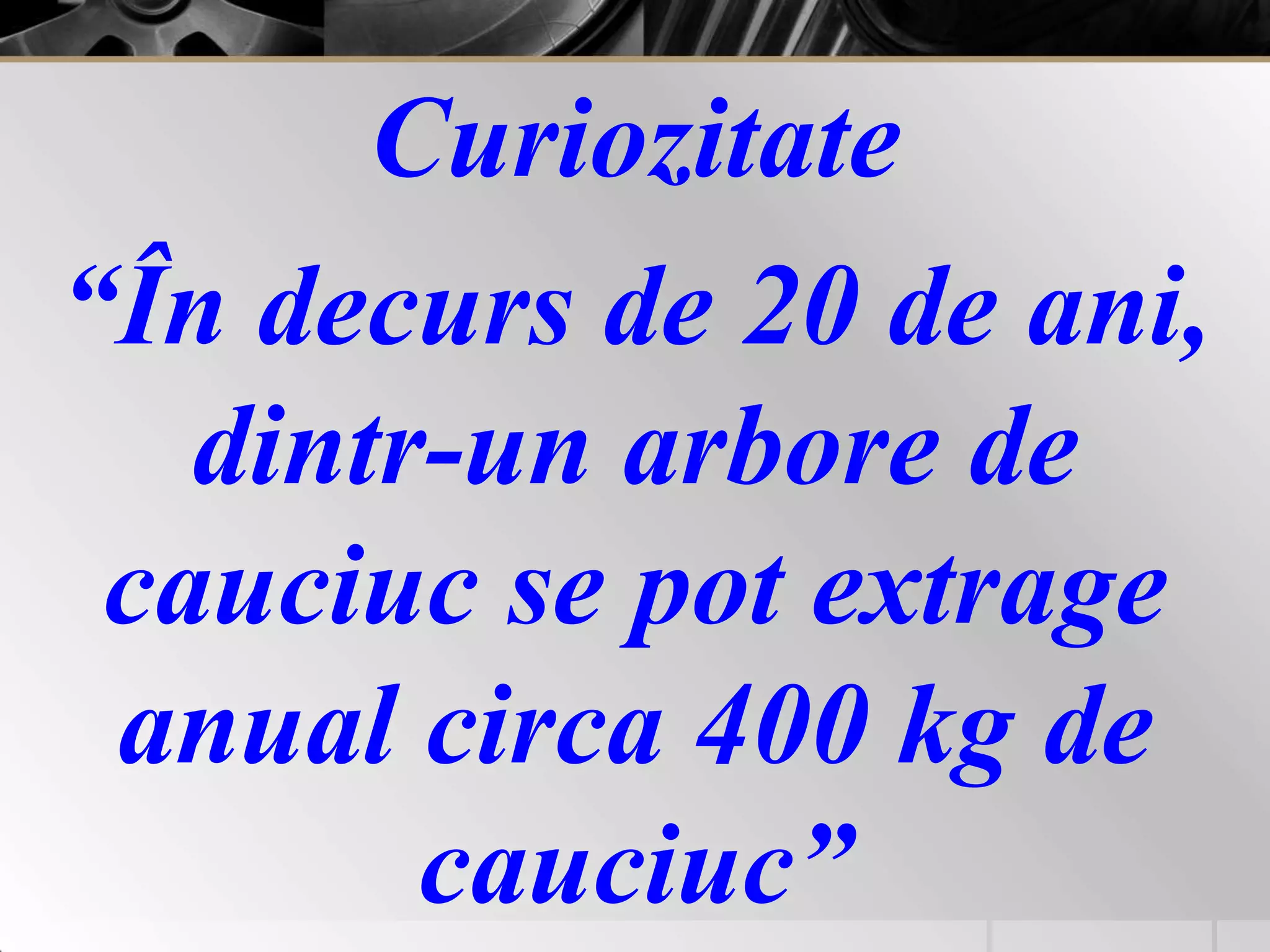 Cauciucul natural si sintetic | PPTX