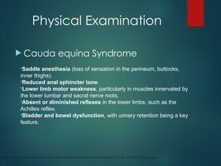 Cauda Equina Syndrome by Gresh Kumar-2.pptx