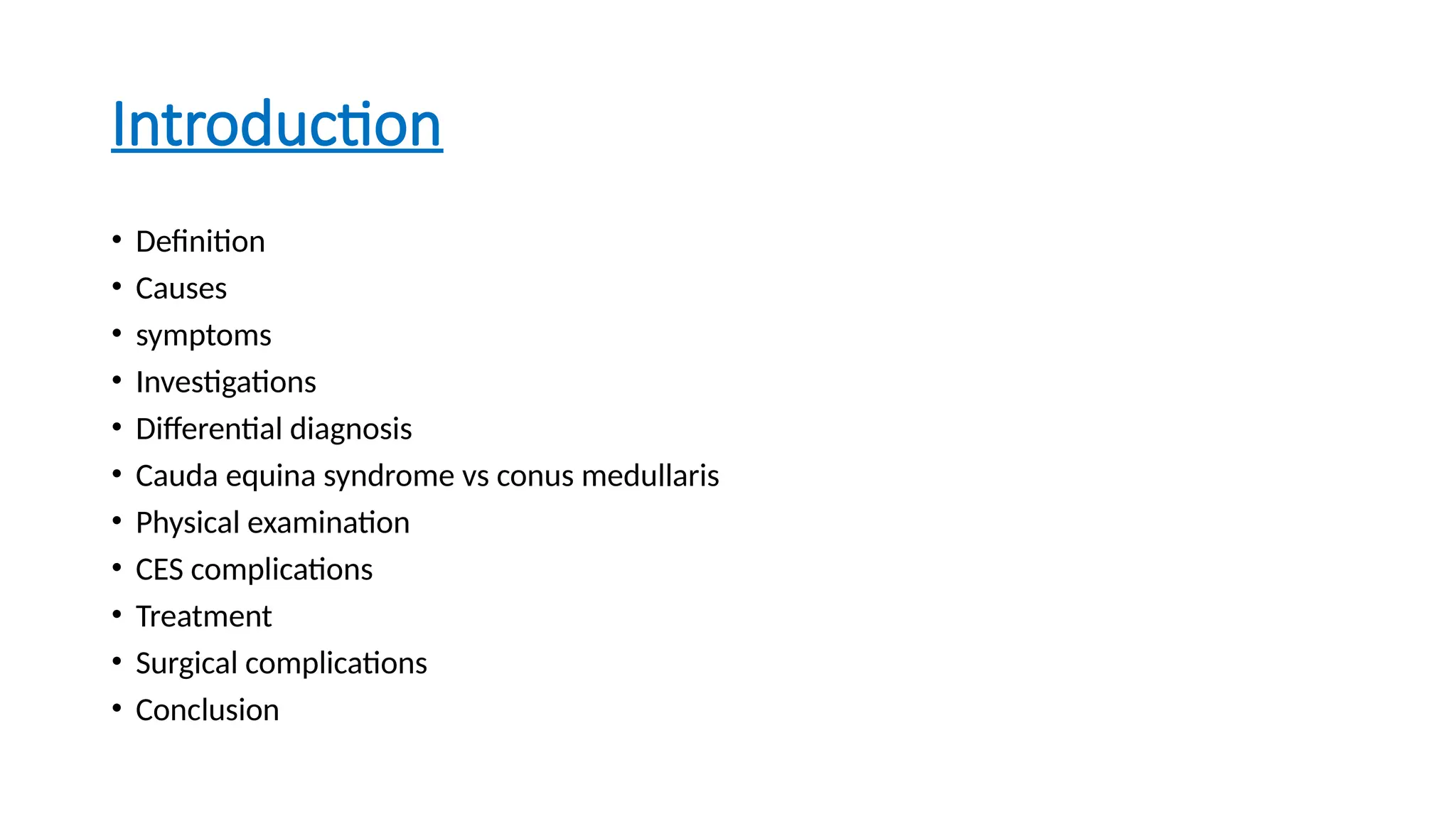 cauda equina syndrome diagnosis treatment ppt.pptx