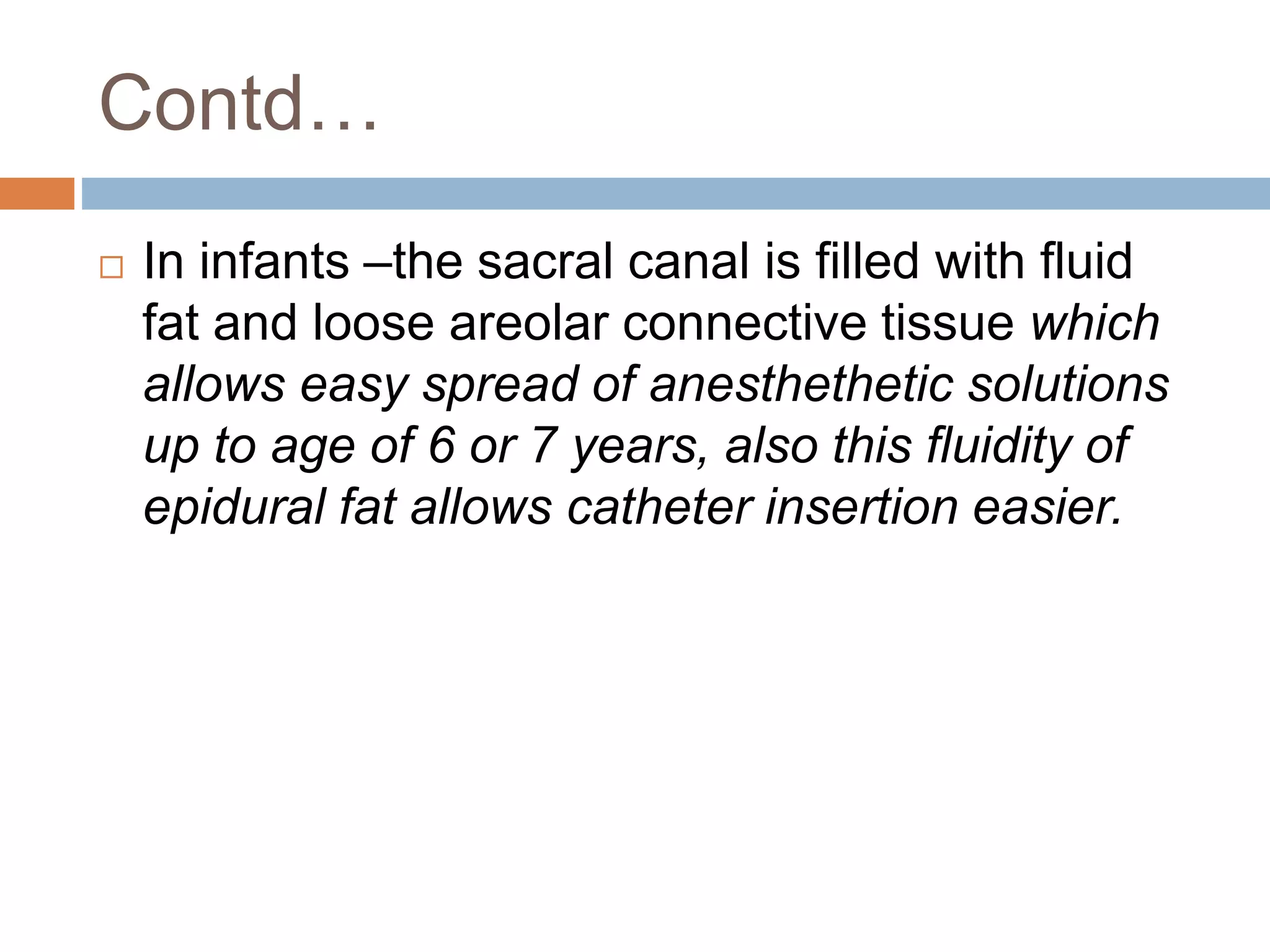 Caudal anesthesia | PPTX