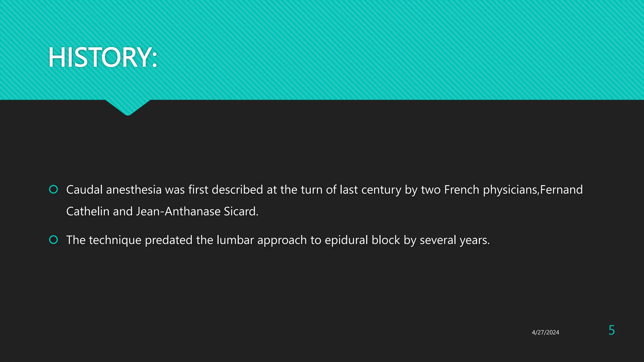 CAUDAL BLOCK and caudal anaesthesia in children | PPTX