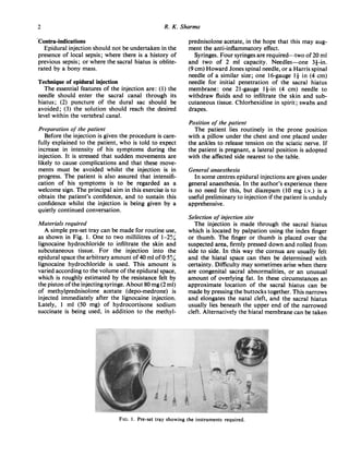 Caudal epidural injection | PDF
