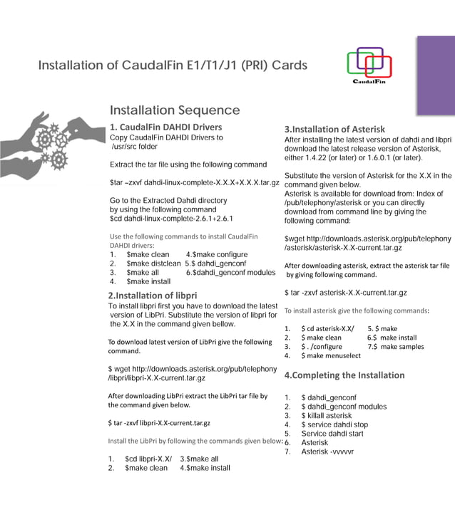 Installation of CaudalFin E1/T1 (PRI) Boards on Asterisk & CentOS | PDF | Operating Systems ...