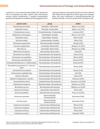 Caudal Glands in Nematodes: Morphology, Evolutionary Shifts and ...