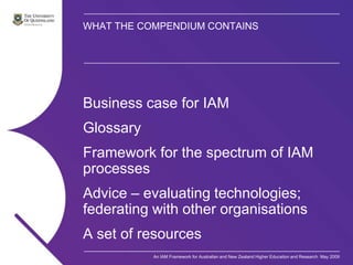 CAUDIT IAM Framework_v1.1 | PPT