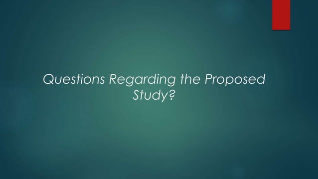 Dissertation proposal defense slideshow; phenomenology, qualitative ...