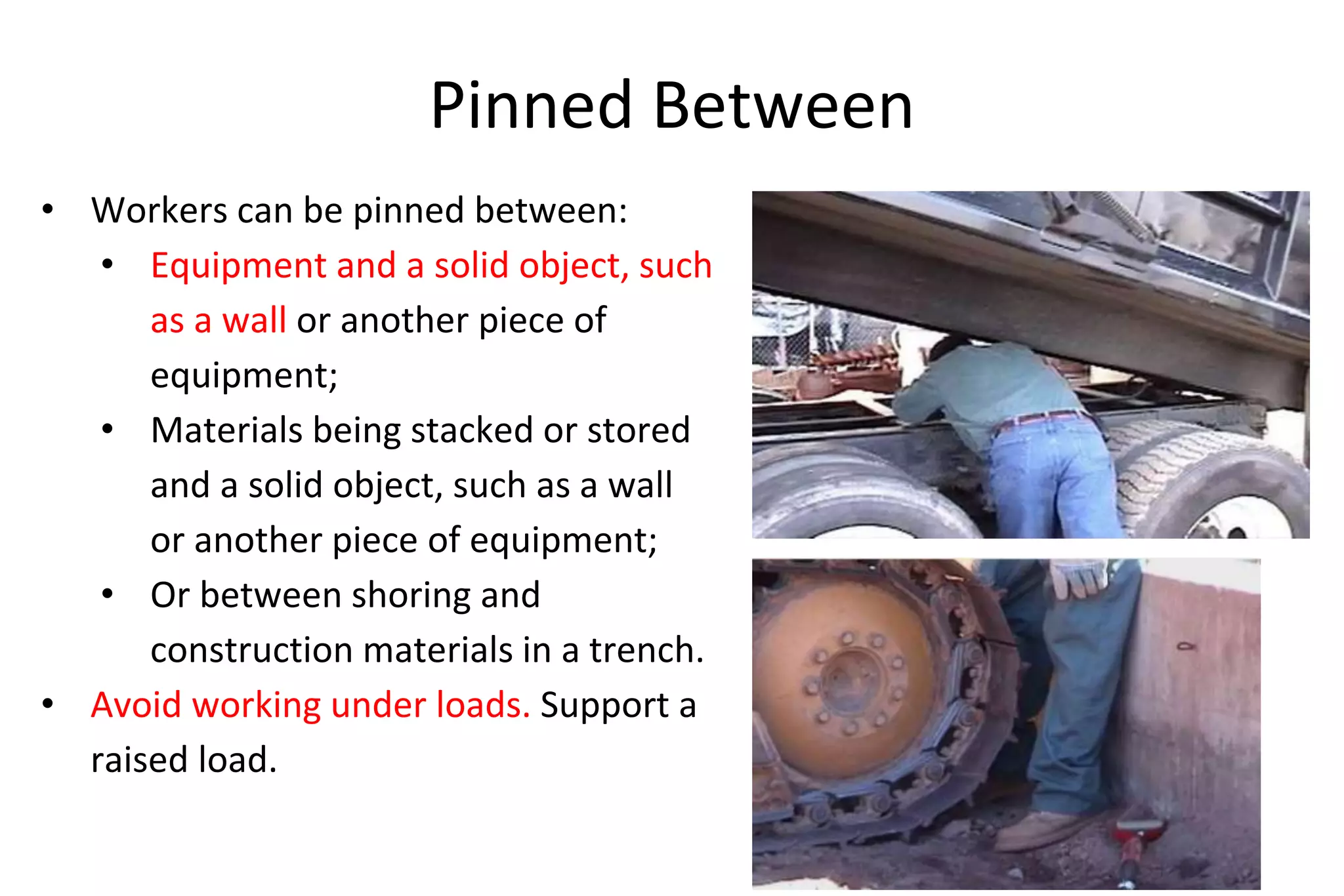 Caught in or between hazards 2020 | PPTX