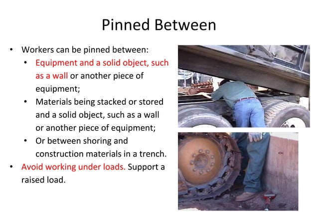 Caught in or between hazards 2020 | PPTX