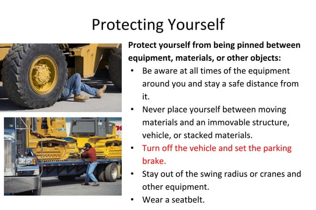 Caught in or between hazards 2020 | PPTX