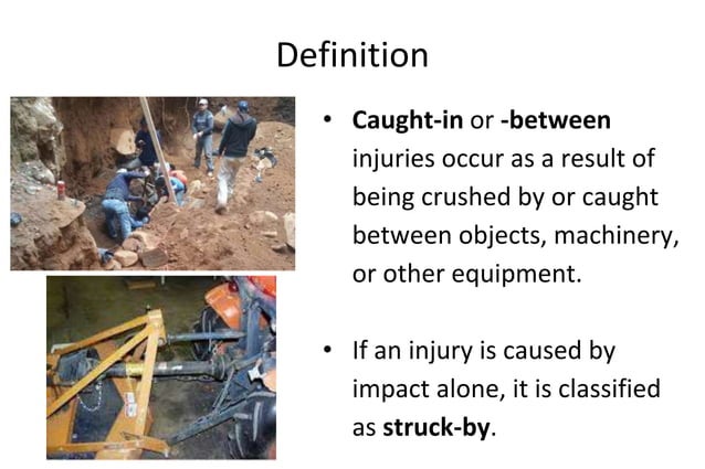 Caught in or between hazards 2020 | PPTX