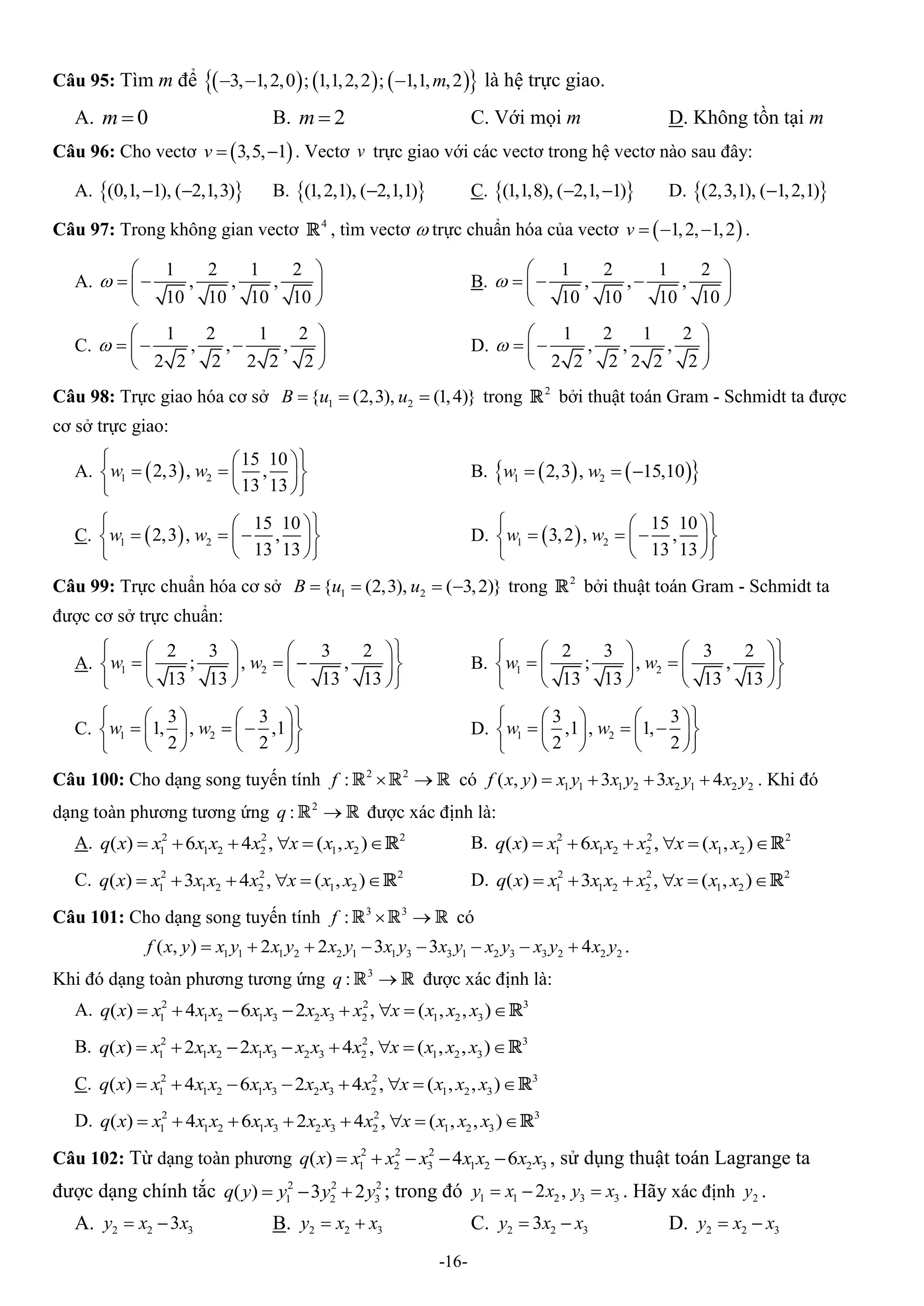 Cauhoi ontap-toan-a3-2020 (2) | PDF