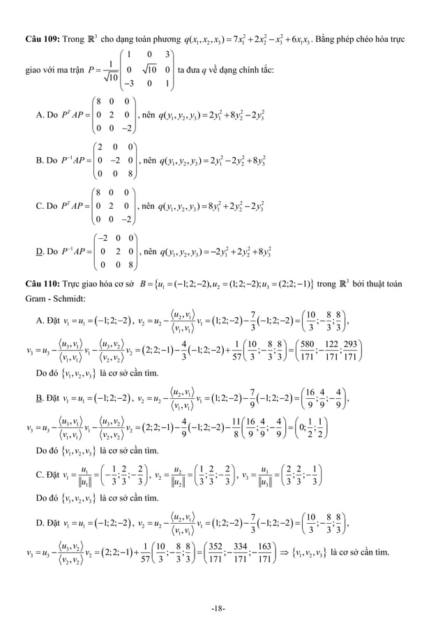 Cauhoi ontap-toan-a3-2020 (2) | PDF