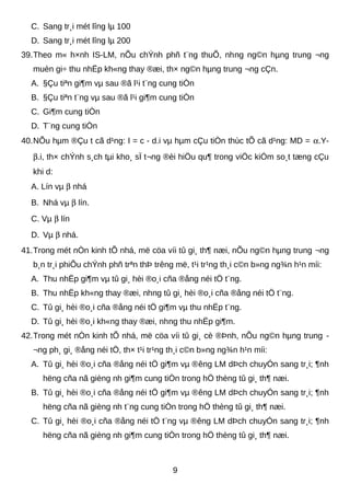 câu hỏi trắc nghiệm kinh tế vĩ mô 2 | DOC