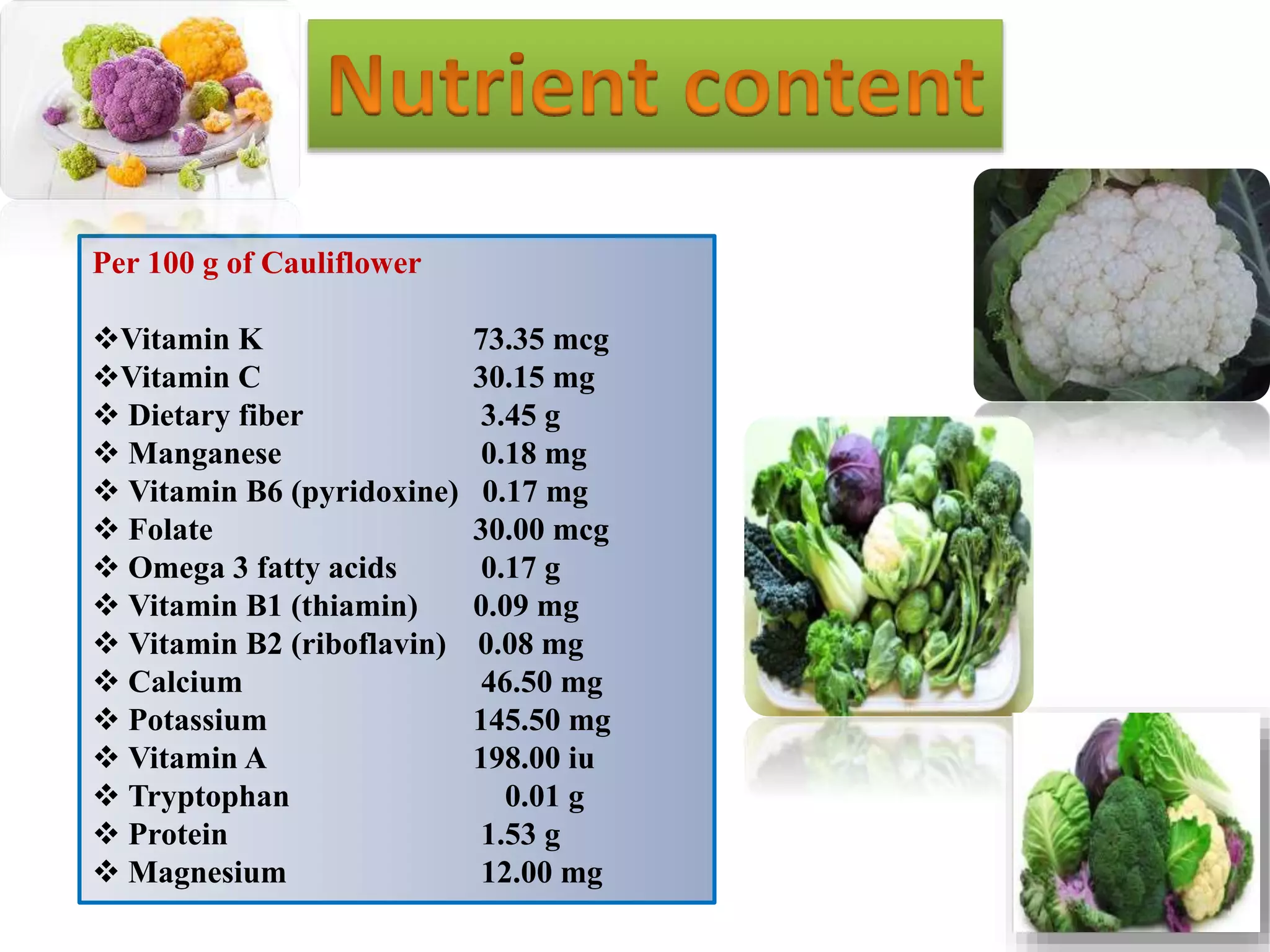 Cauliflower | PPTX