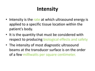 ultrasound physics | PPTX