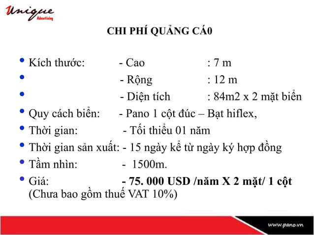 Cau nhat tan unique ads 2016 | PPTX