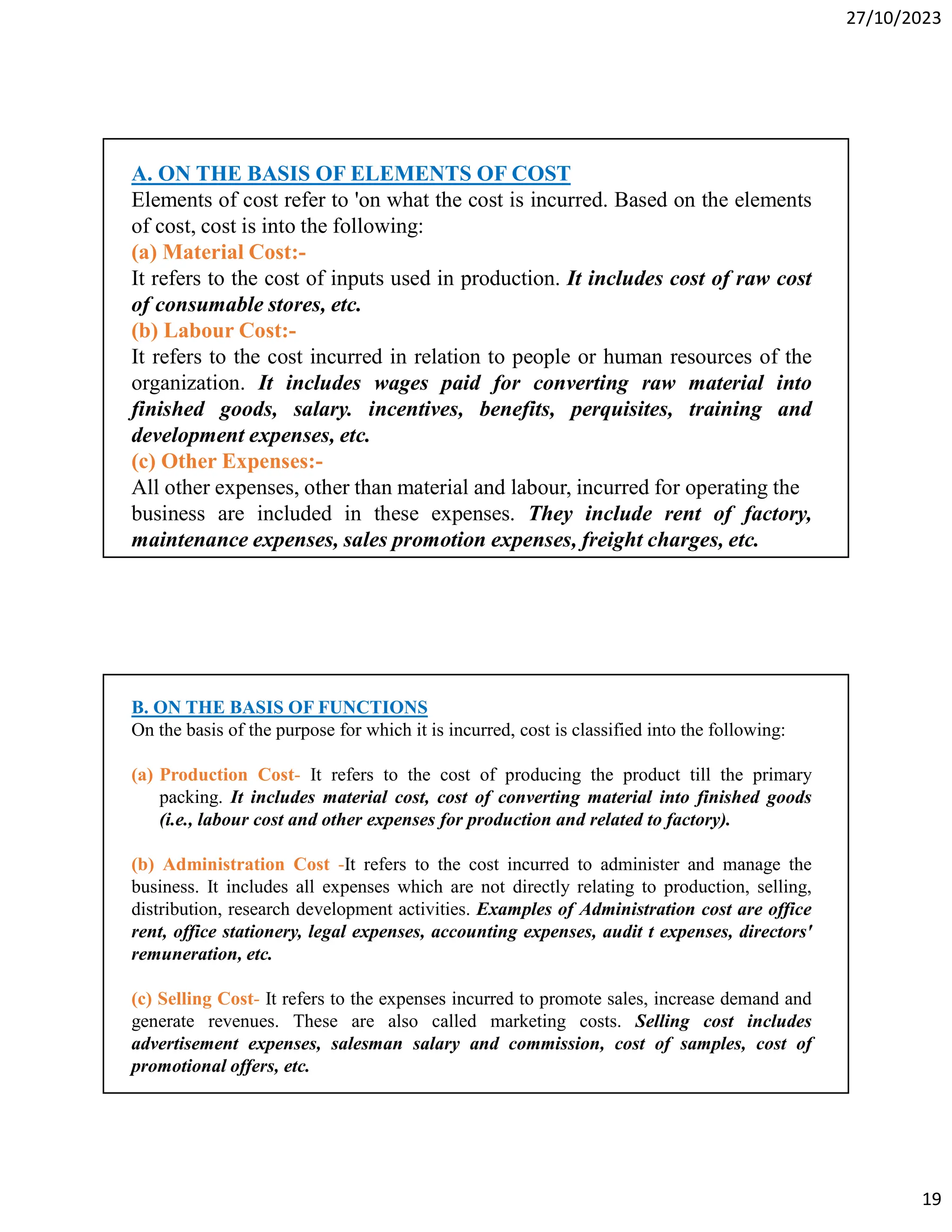 Introduction to Cost Accounting | PDF