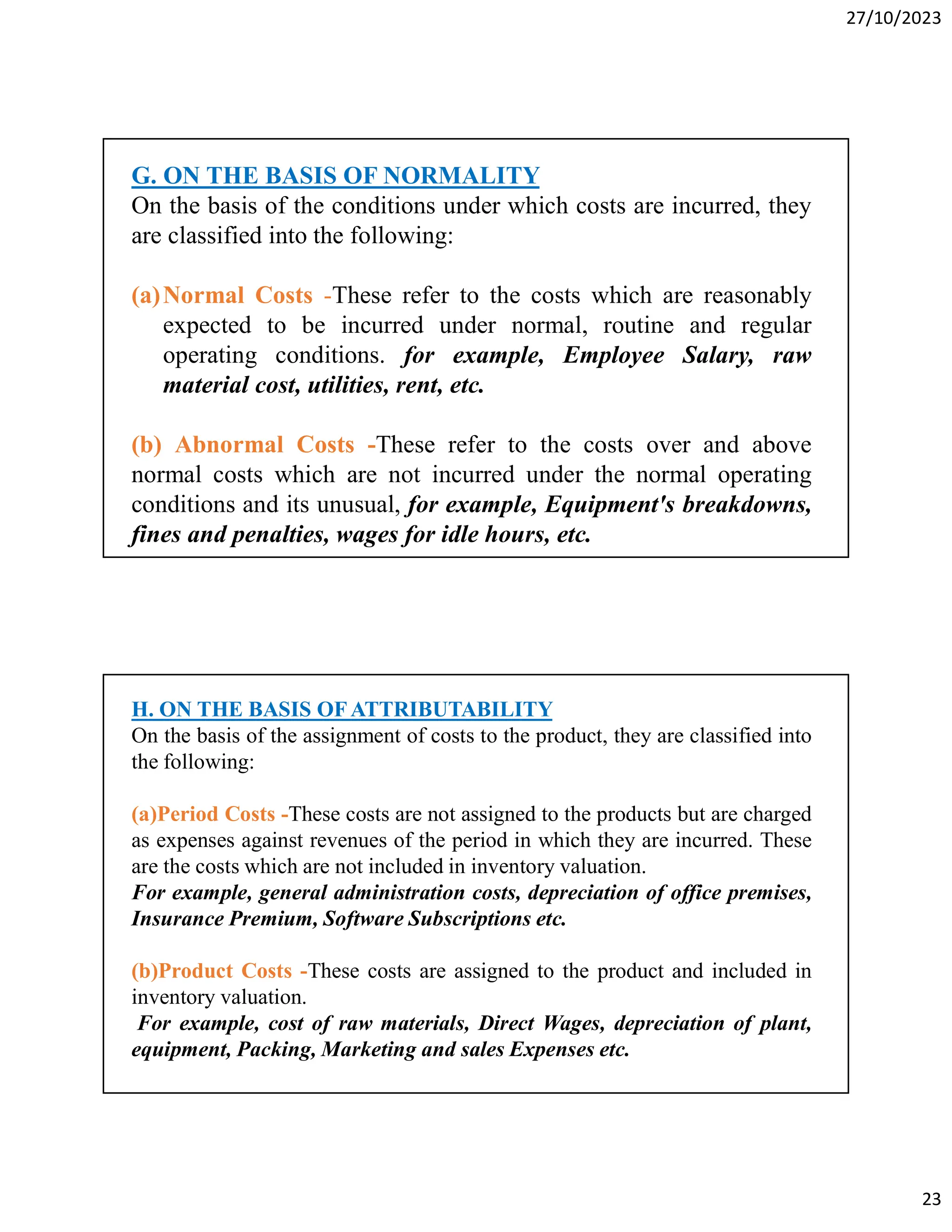 Introduction to Cost Accounting | PDF