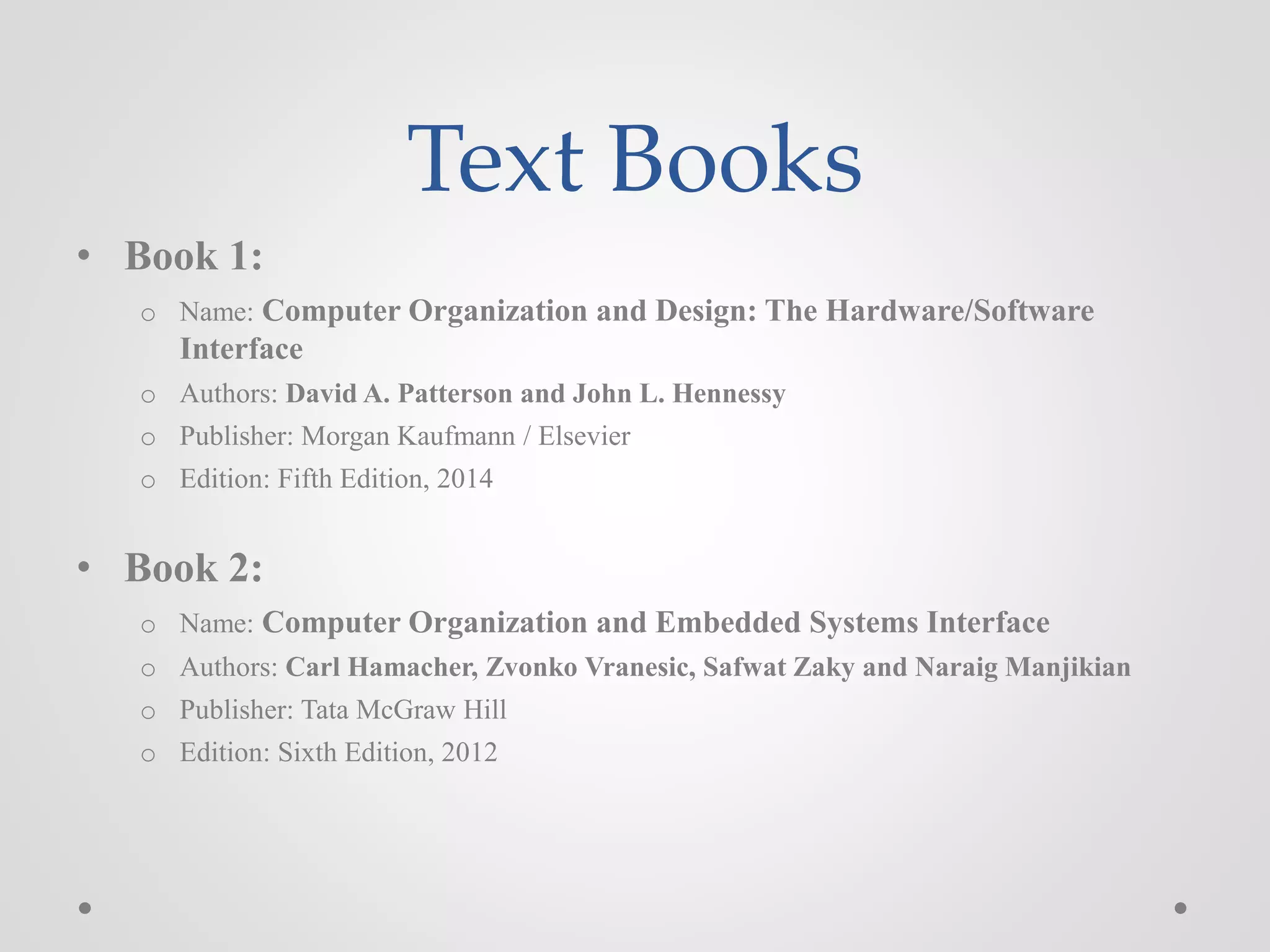 Computer Architecture | PPTX | Computing | Technology & Computing