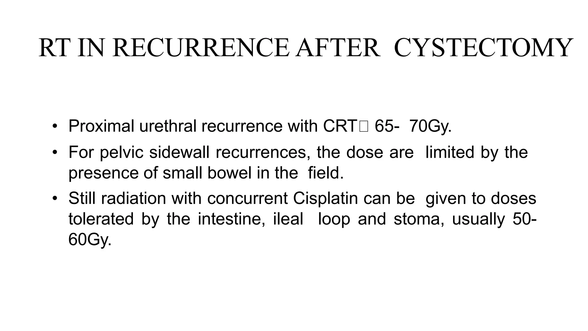 CA URINARY BLADDER - STAGING & MANAGMENT.pptx