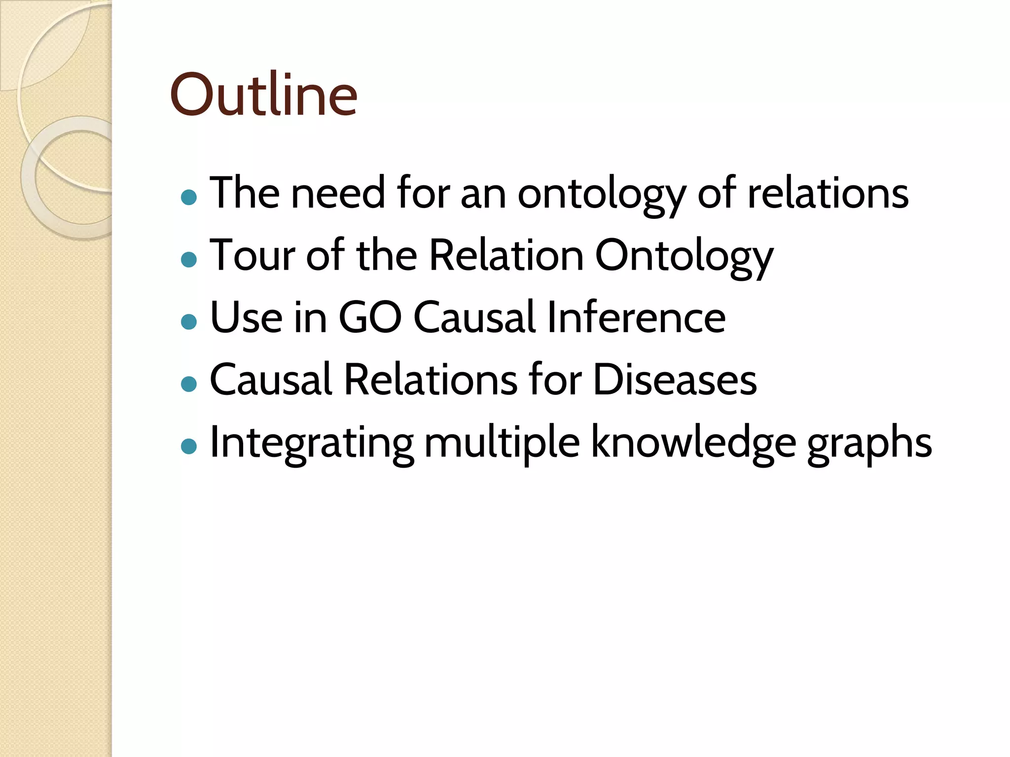 Causal reasoning using the Relation Ontology | PPTX | Databases | Computer Software and Applications
