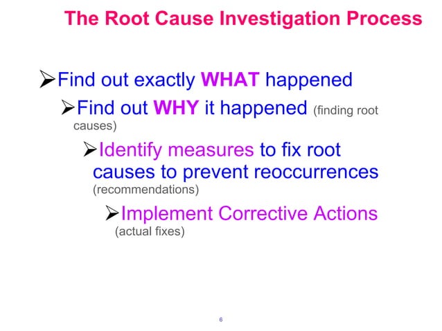 Causal Tree Analysis (Root Cause) | PPT