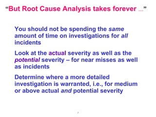 Causal Tree Analysis (Root Cause) | PPT