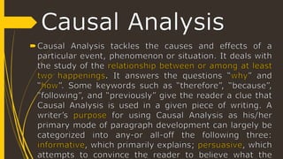 Causal analysis | PPT